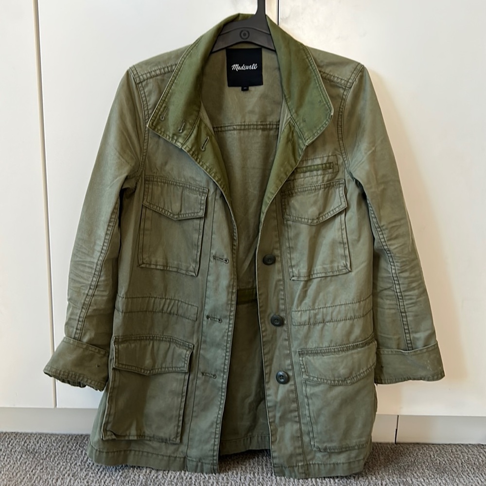 Madewell Below The Hip Utility Jacket - Gem